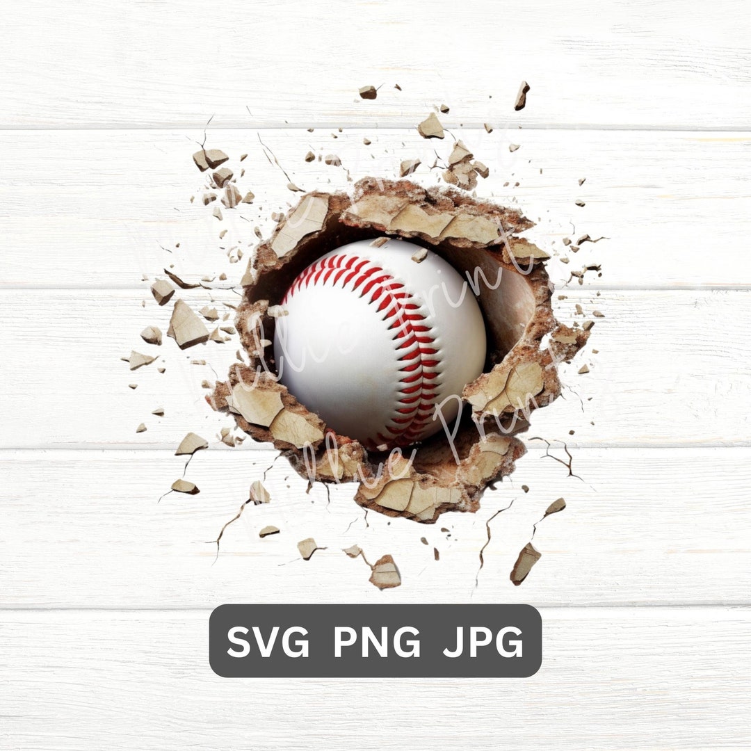 Baseball Clip Art SVG PNG Inspirational Motivational Cut File Cricut ...