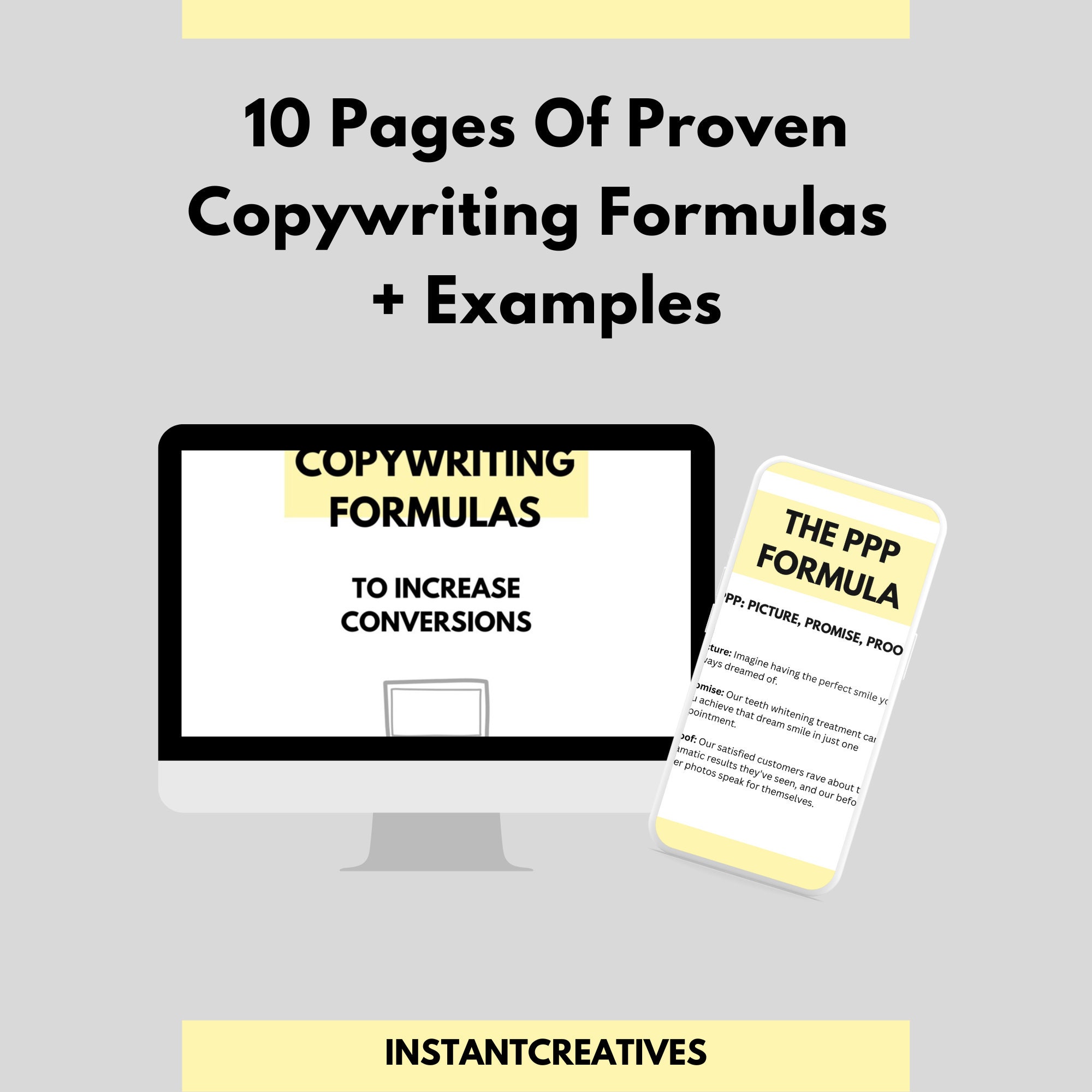 10 Printable Copywriting Formulas That Work Copywriting Sheets ...