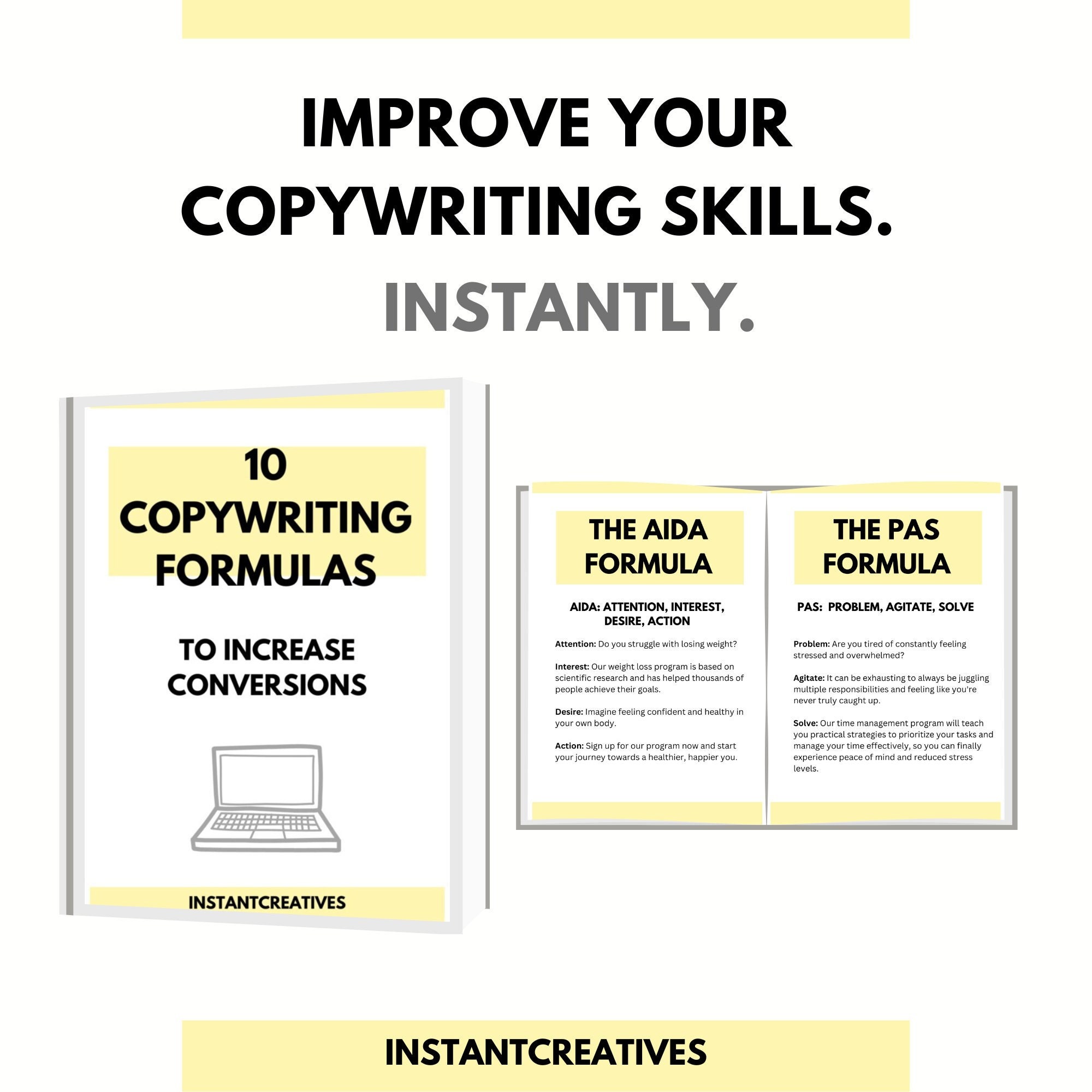 10 Printable Copywriting Formulas That Work Copywriting Sheets ...