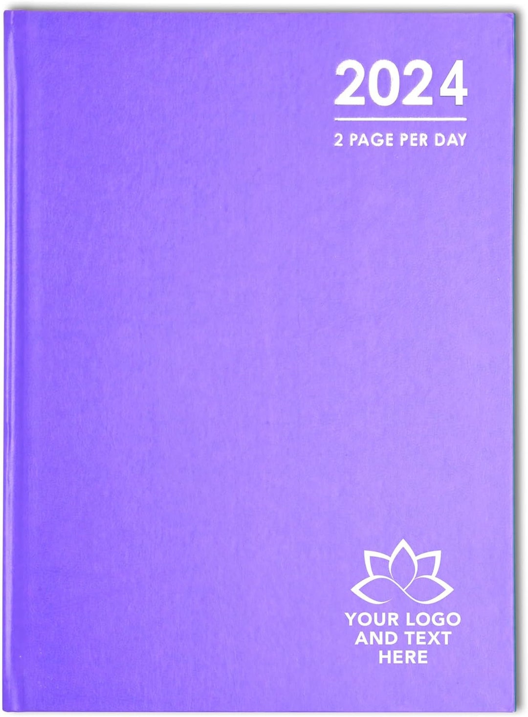 Custom 2024 A4 2 Pages per Day Diary 80gsm FSC Paper Home Office Desk ...