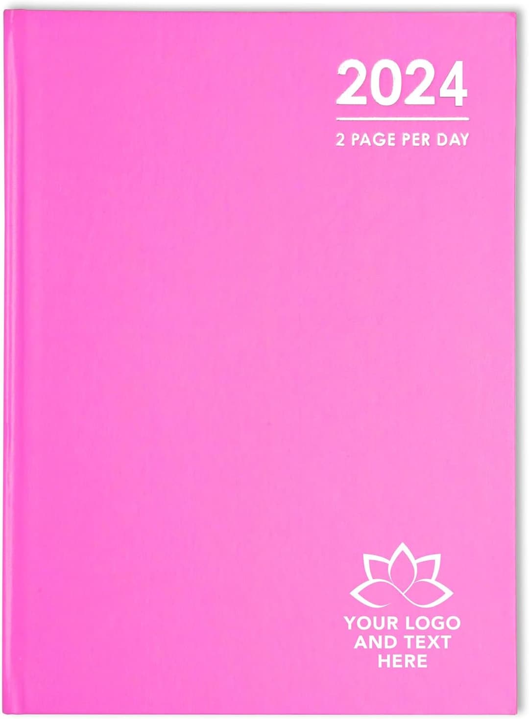 Custom 2024 A4 2 Pages per Day Diary 80gsm FSC Paper Home Office Desk ...