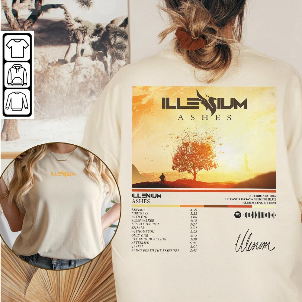 Illenium Music Shirt Double Sided, Illenium Live World Tour 2023 90s ...