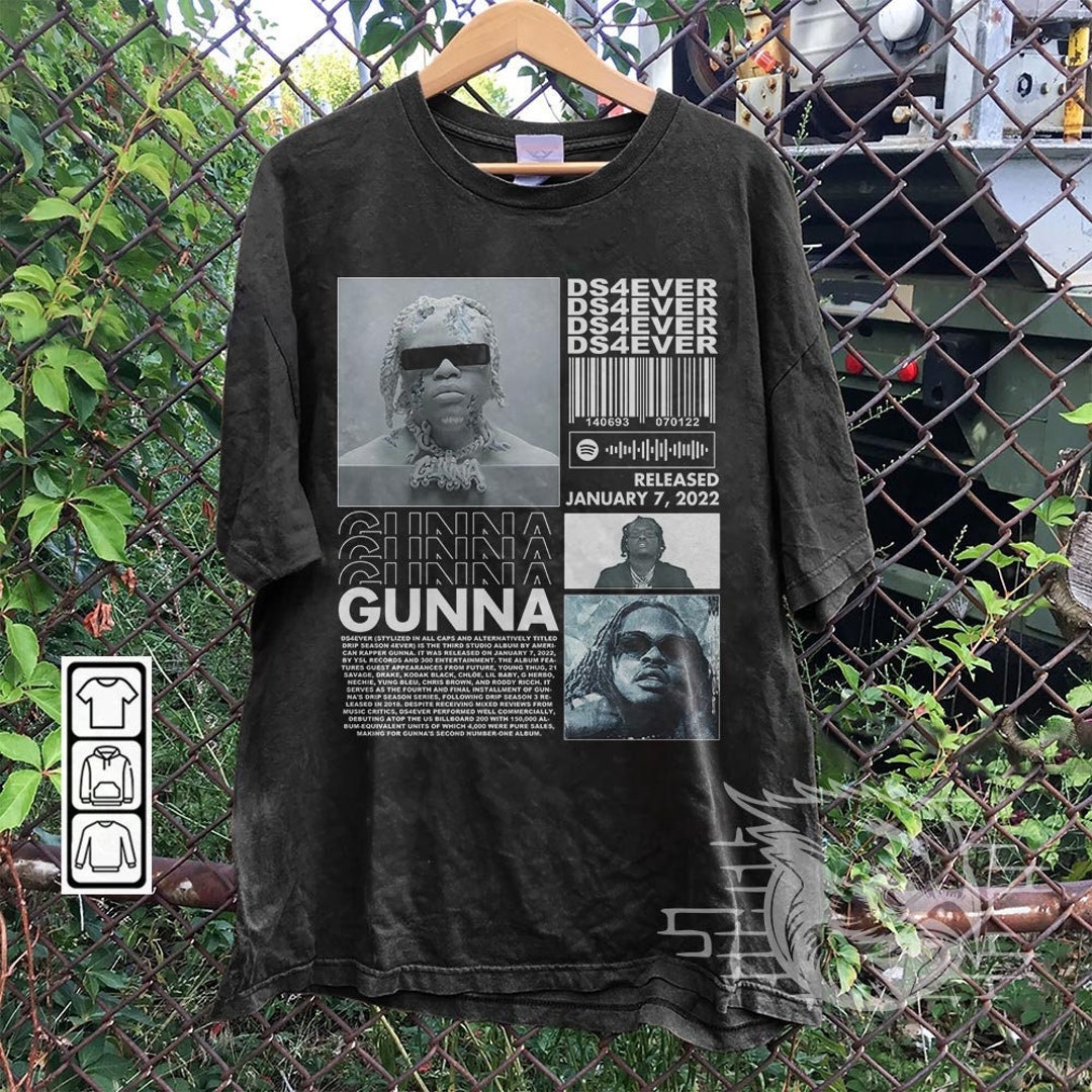 Gunna Rap Shirt Ds4ever Album 90s Y2K Merch Vintage NF Rapper - Etsy