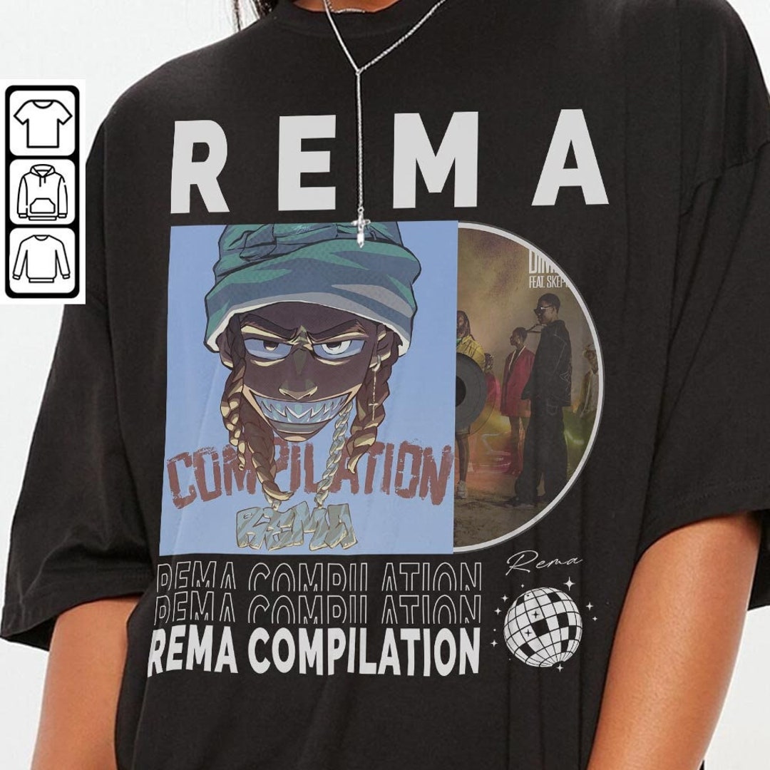 Rema Rap Shirty2k 90s Merch Vintage Rema and Roses North - Etsy