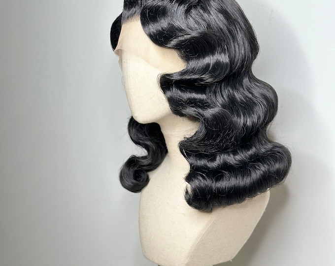 Classy 40s History Wig Black - Etsy