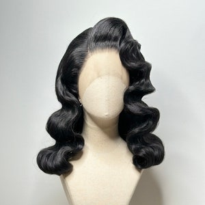 Classy 40s History Wig Black - Etsy