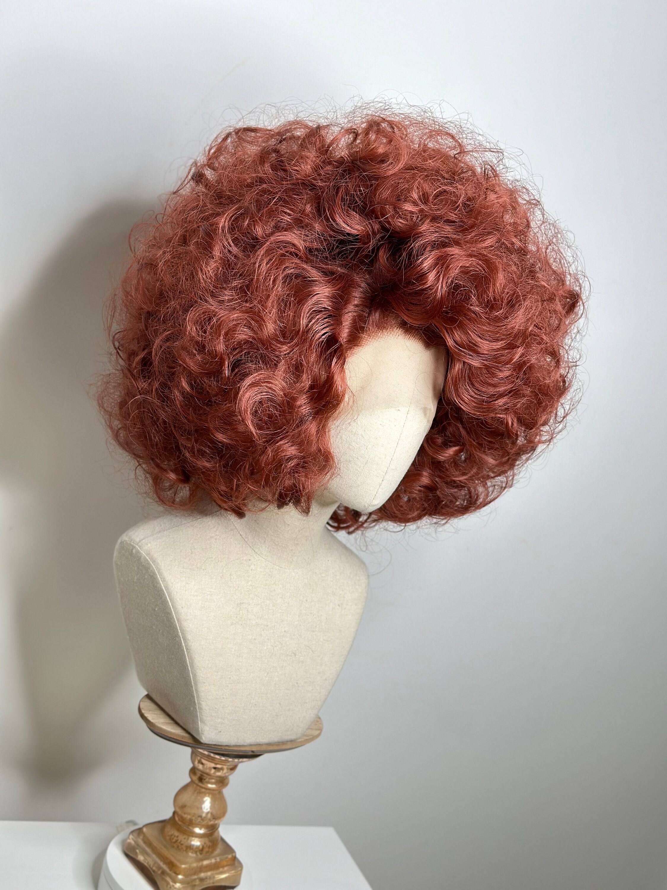 Big 80s Wig Dark Copper - Etsy