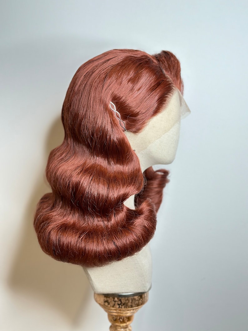 Classy 40s History Wig Ginger - Etsy UK