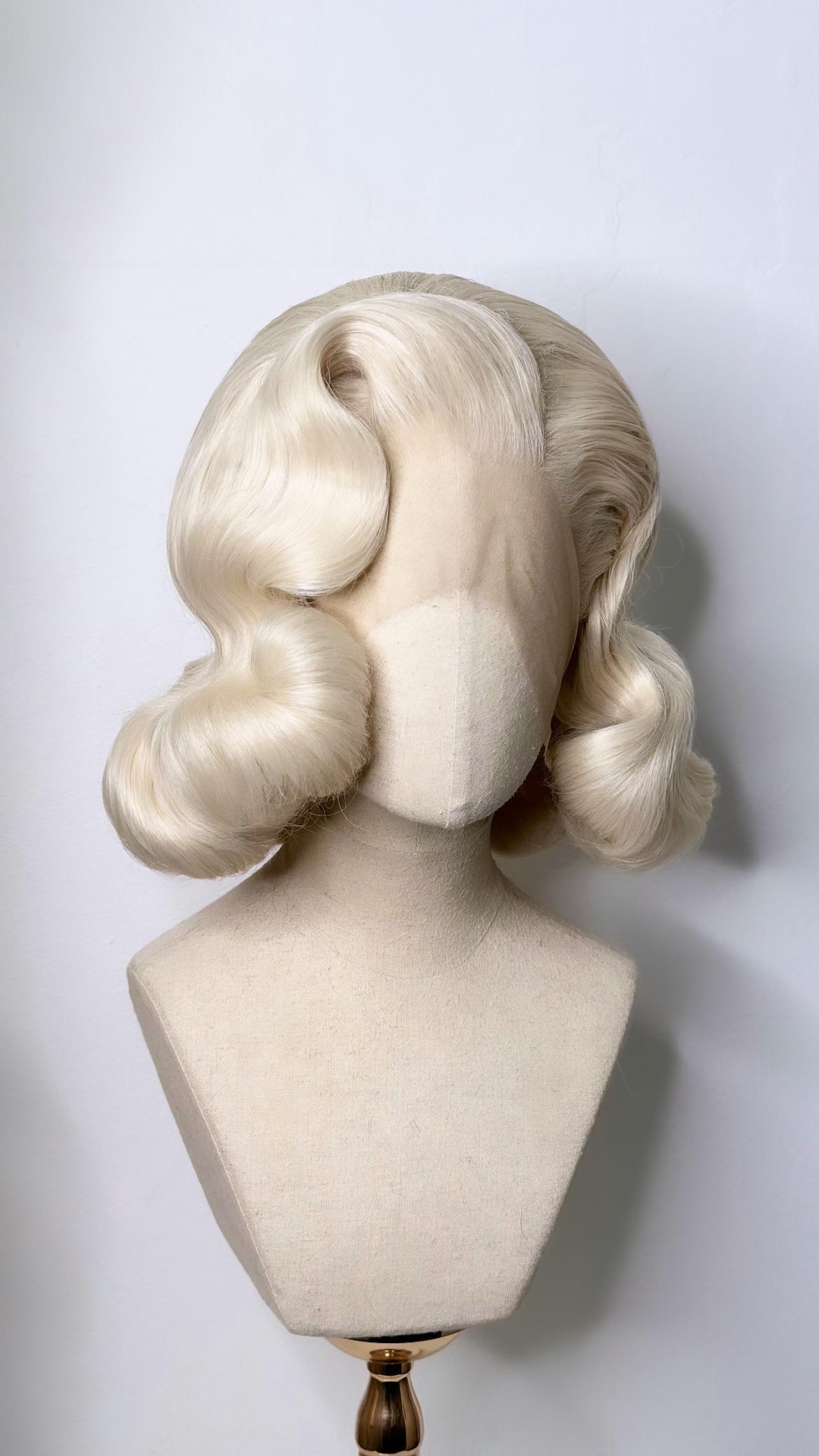 Classy 40s History Wig Platinum - Etsy