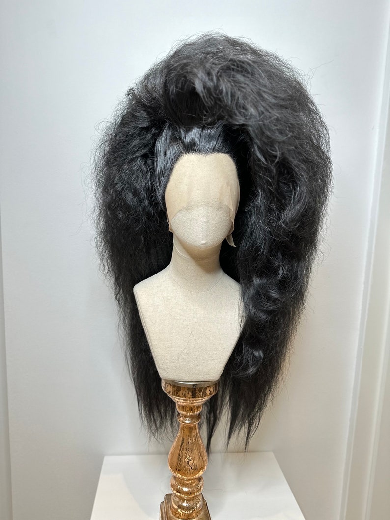 Big 80s Wig Black - Etsy