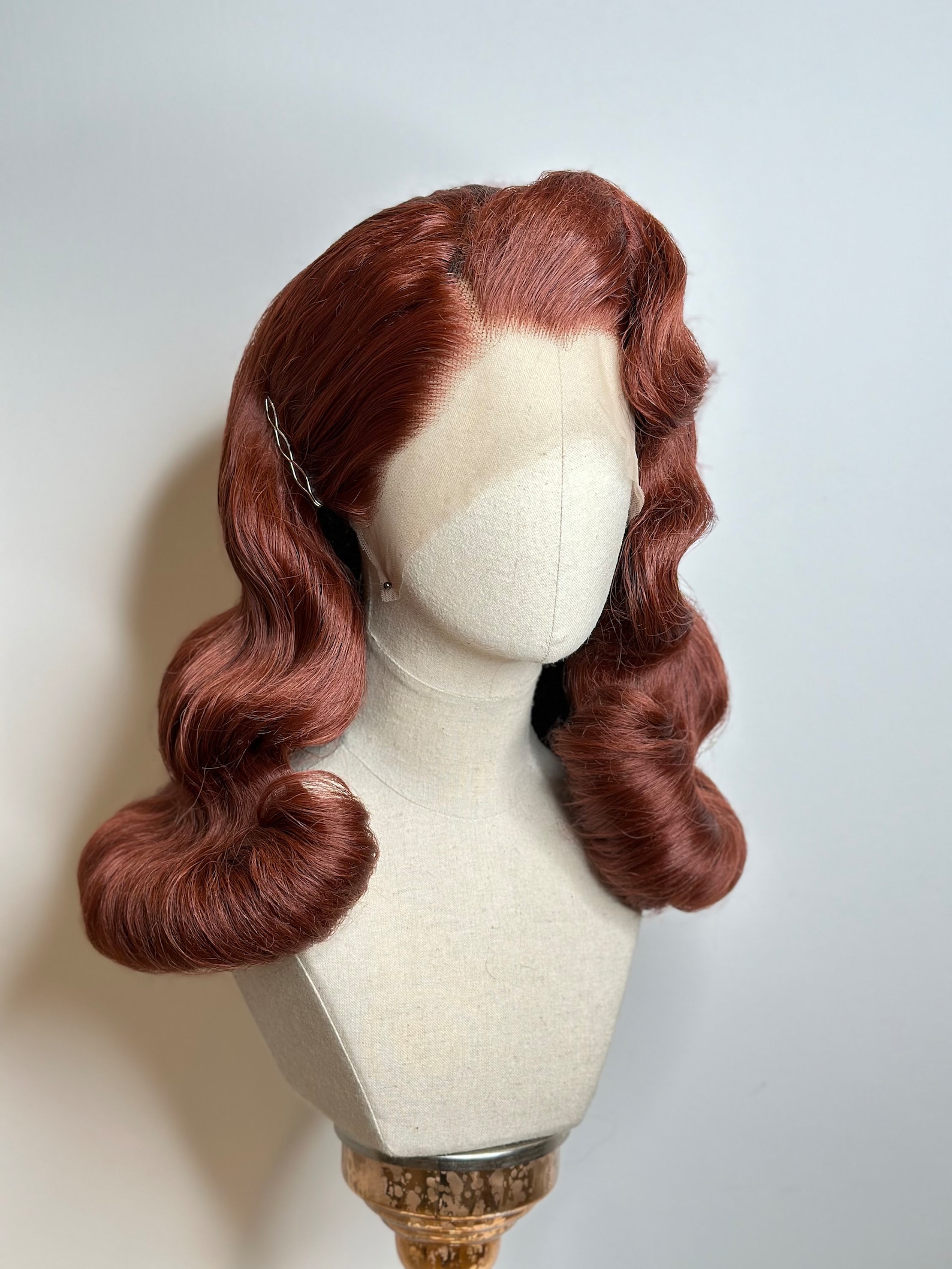 Classy 40s History Wig Ginger - Etsy UK