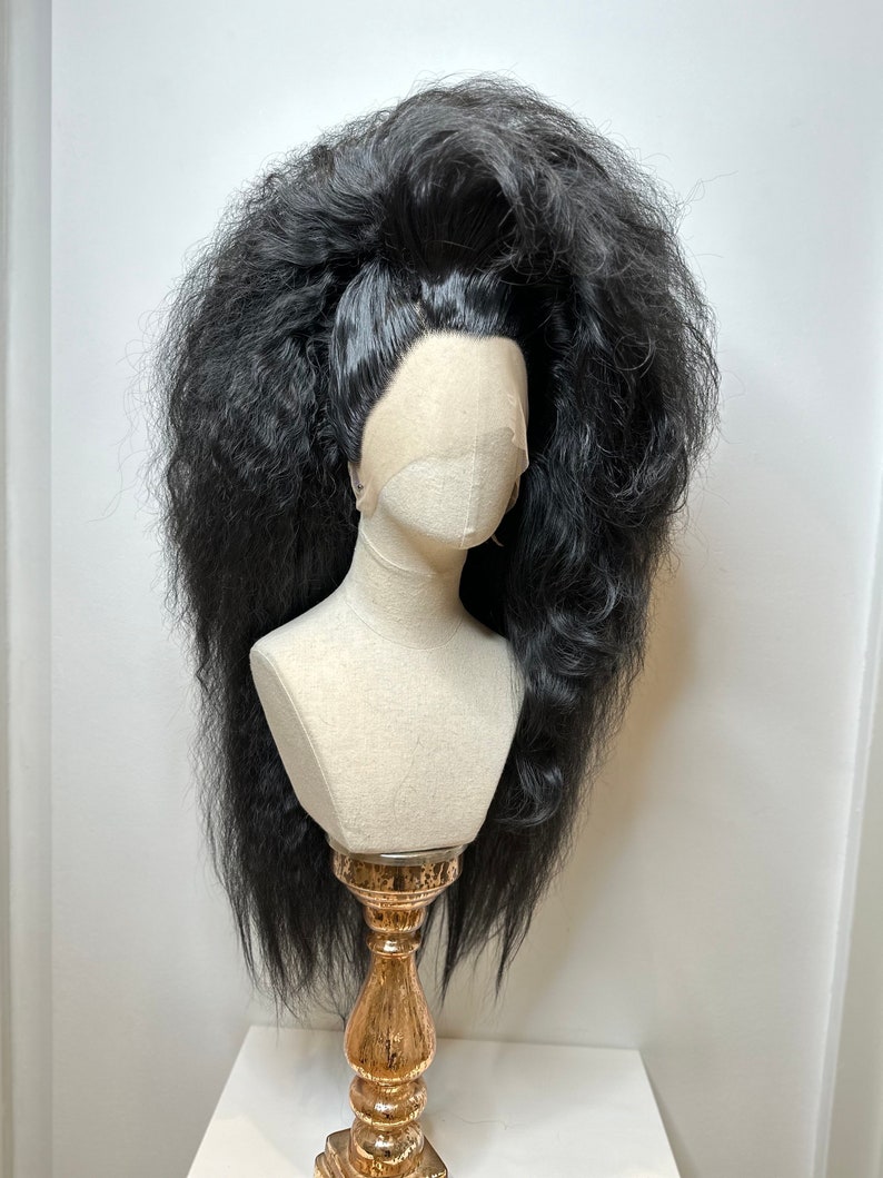 Big 80s Wig Black - Etsy