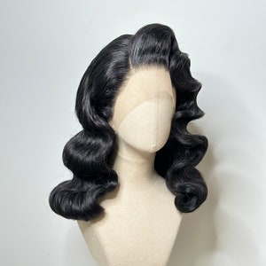 Classy 40s History Wig Black - Etsy