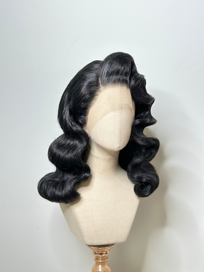 Classy 40s History Wig Black - Etsy