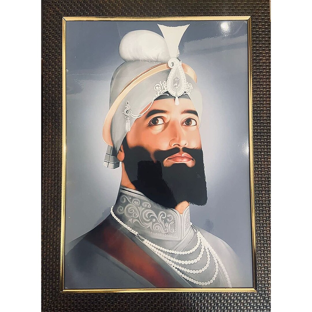 Guru Gobind Singh Ji Photo Frame 10th Sikh Guru Photo Frame - Etsy