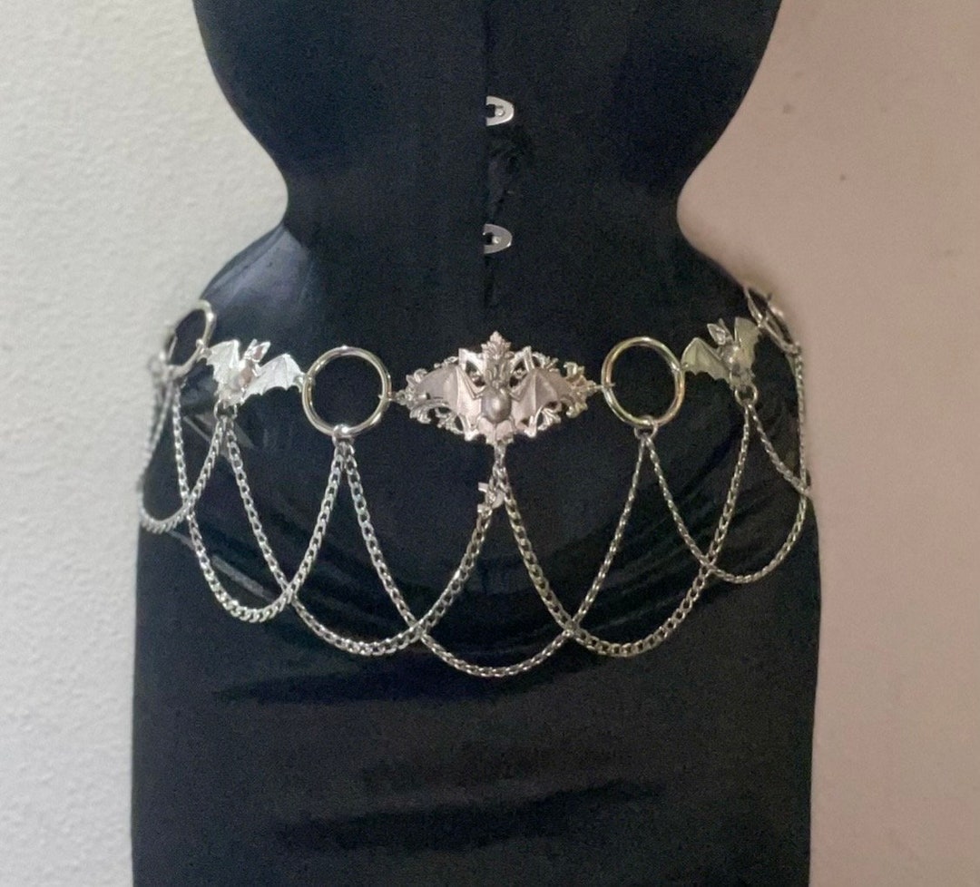 Bat Chain O-ring Belt - Etsy