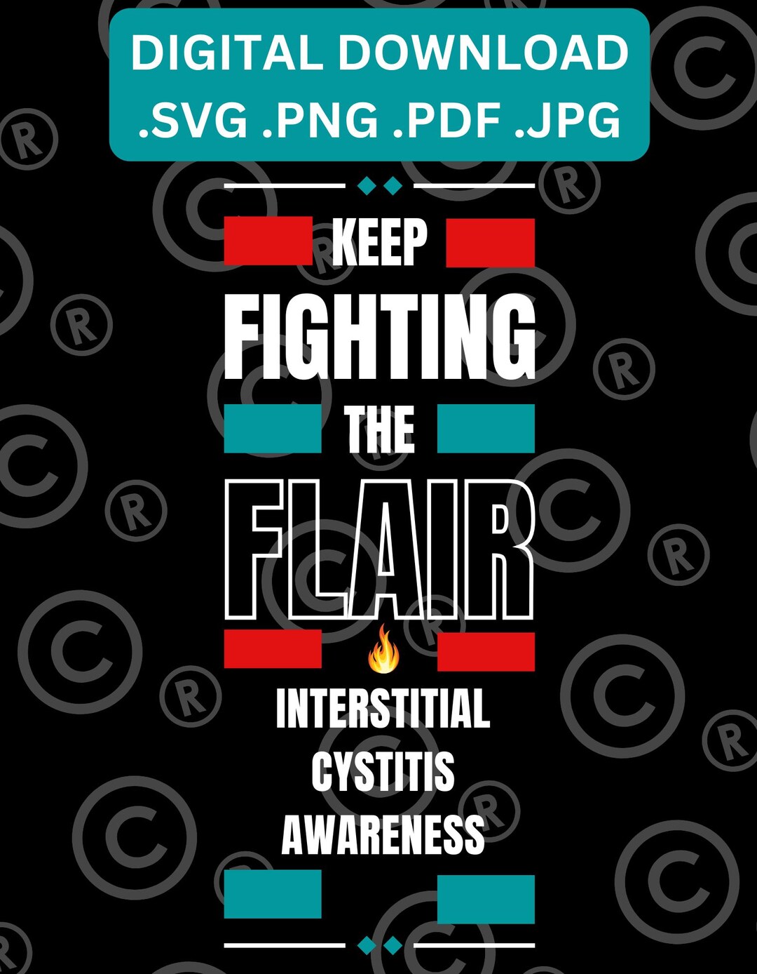 Interstitial Cystitis Awareness Printable | Inspiring Digital Image for ...