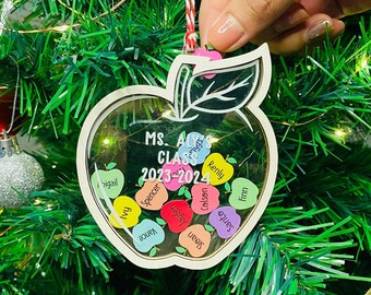 Teacher Paper Ornament - Etsy