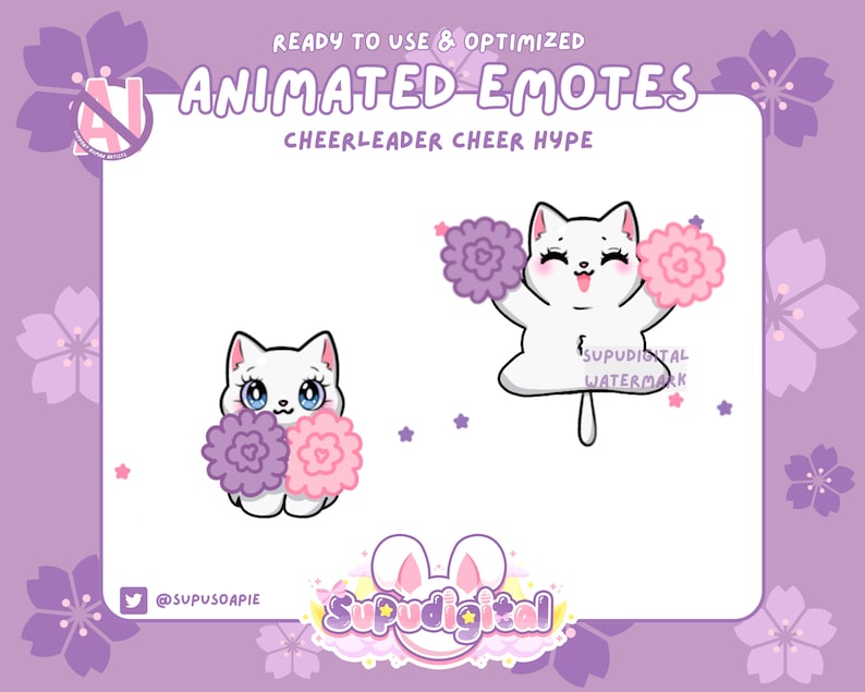 Emoticono de celebración de POG para Twitch con mensaje de alegría y ...