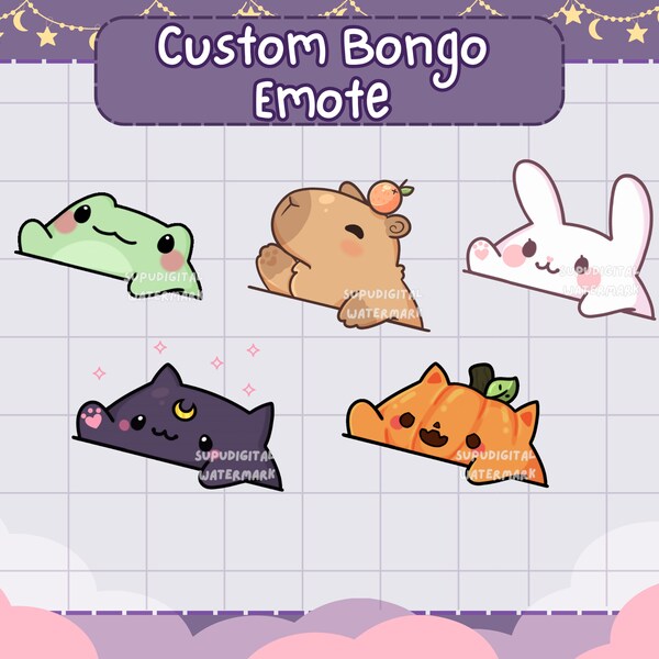 Custom Bongo Cat Animated - Etsy