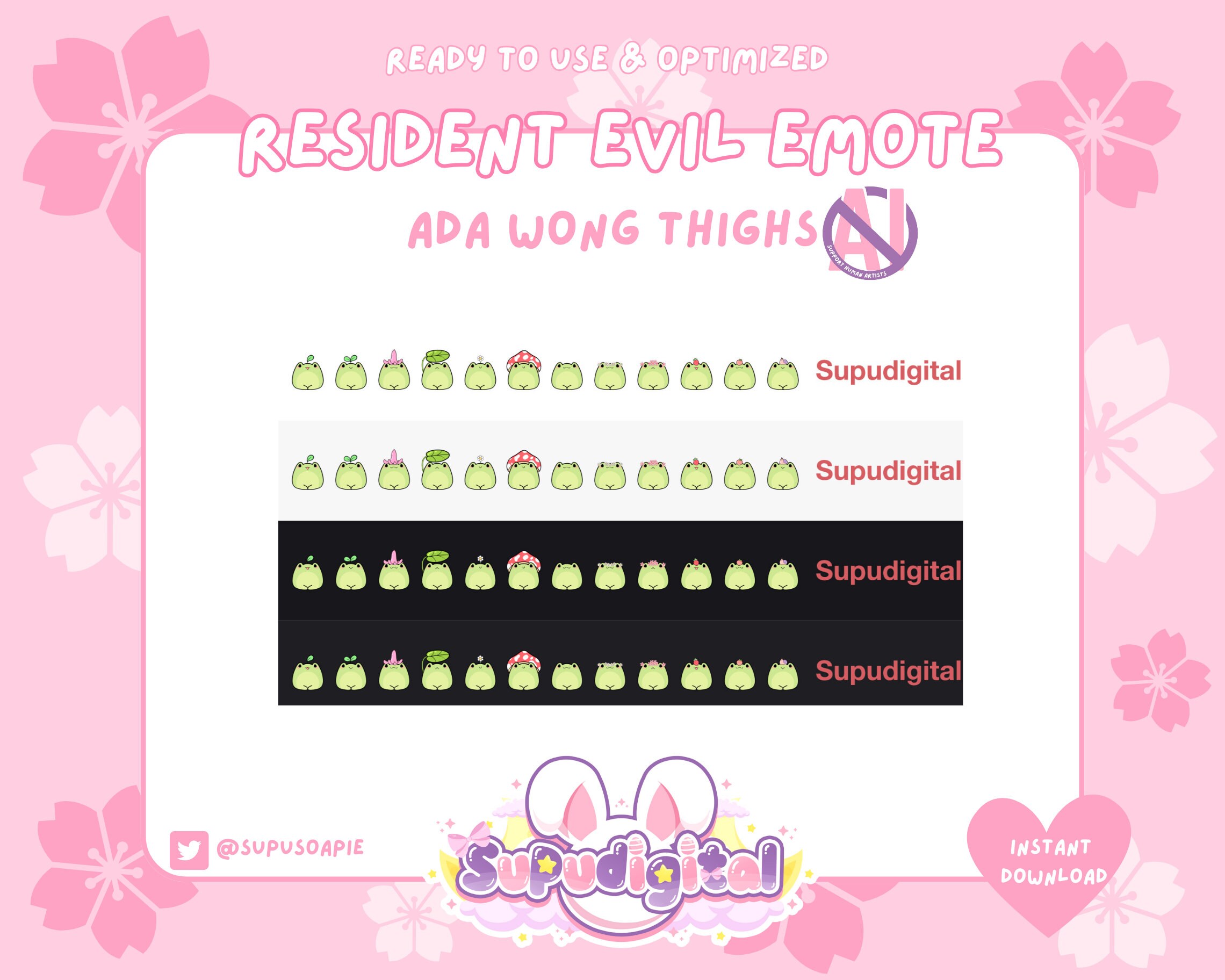 Twitch Sub Bit Badges, Frog Hat Icons, Cottagecore Cutecore Cozy Kawaii ...