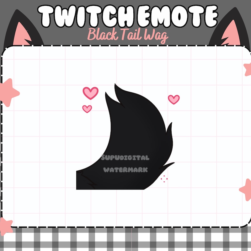 Tail Emote Twitch Animated - Etsy