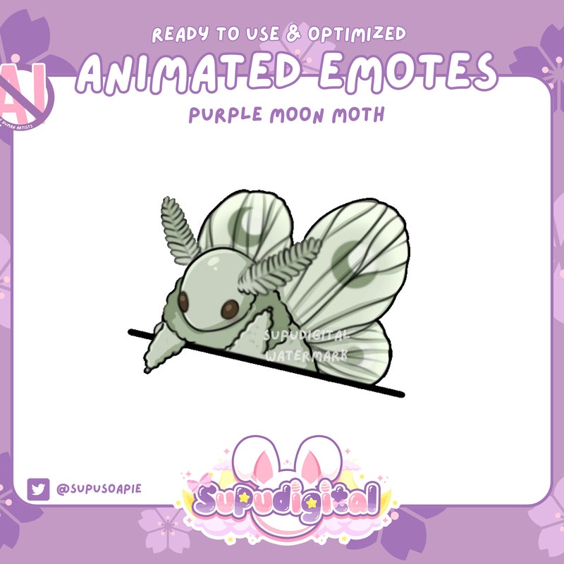 Moth Asset Twitch - Etsy