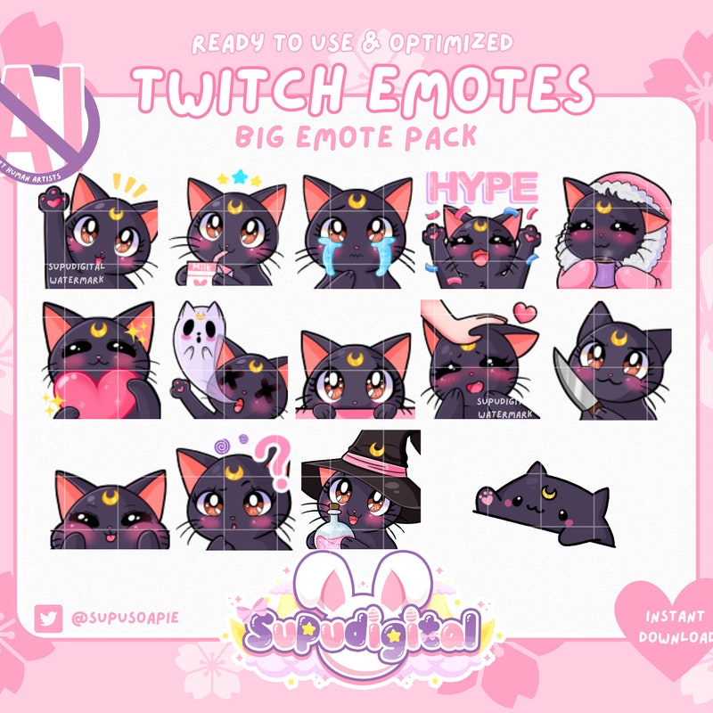 Bongo Cat Stream Overlay - Etsy