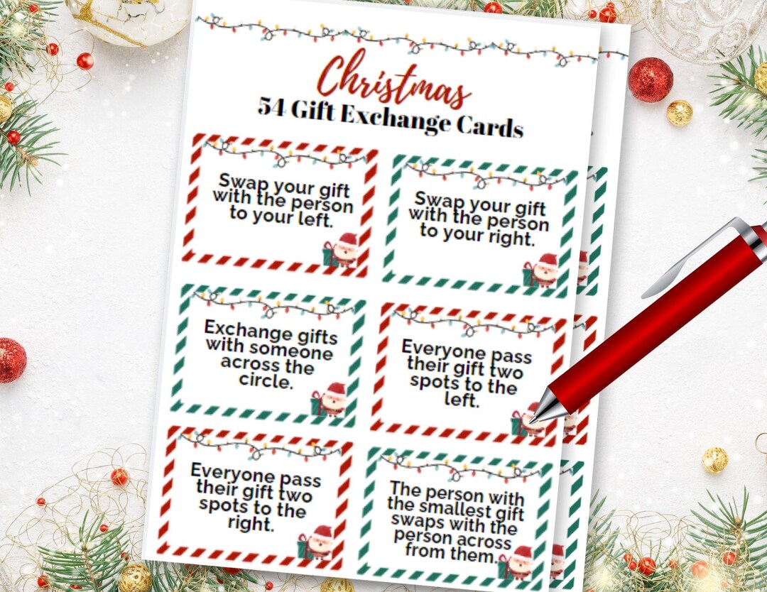 Fun Printable Family Christmas Game for Kids and Adults Christmas Gift ...