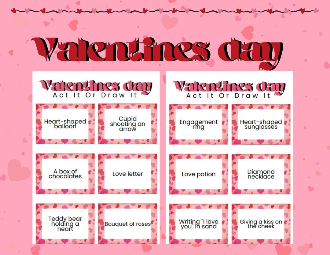 Fun Printable Family Valentines Day Game for Kids and Adults ...