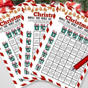 Fun Printable Family Christmas Game for Kids and Adults - Roll the Dice ...