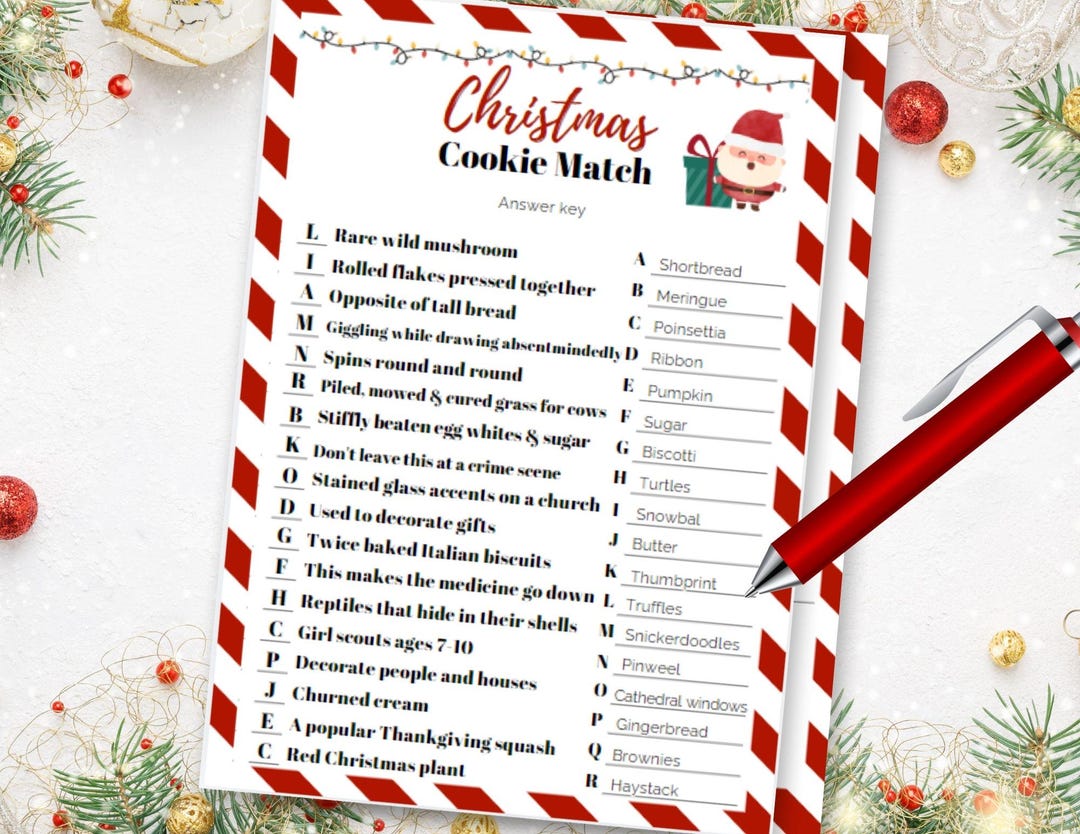 Fun Printable Christmas Family Game for Kids and Adults - Christmas ...