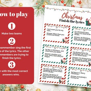 Fun Printable Family Christmas Game for Kids and Adults - Finish the ...