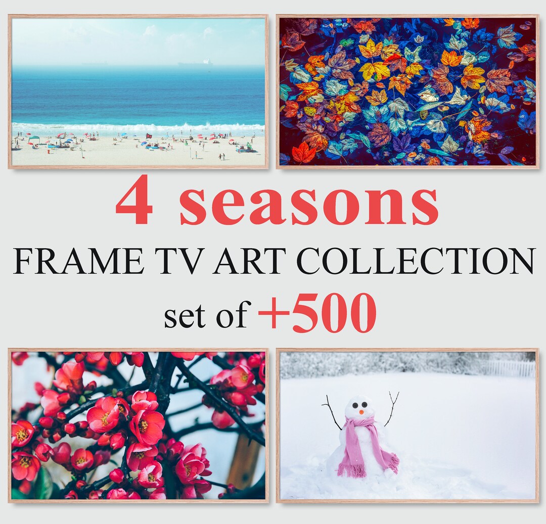Samsung Art Store Set of 500 4 Seasons Frame Summer Frame Tv Winter ...