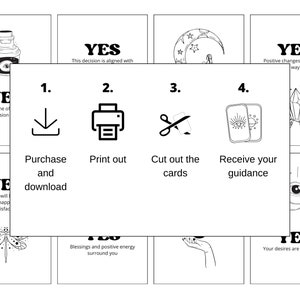 YES or NO Cards Tarot Cards Clarification Card Witch Game Spiritual ...