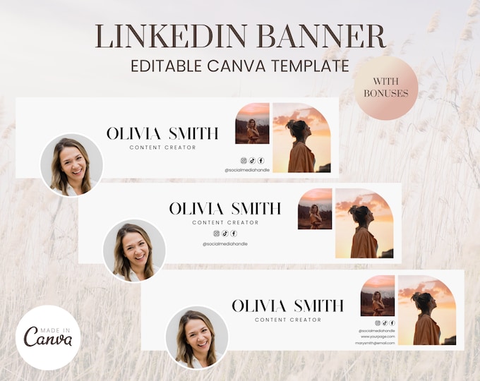 Linkedin Background Banner Header Template, Linkedin Cover Photo ...