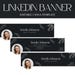 Linkedin Banner, Linkedin Background, Black and White Linkedin Header ...