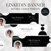 Linkedin Banner, Linkedin Background, Black and White Linkedin Header ...