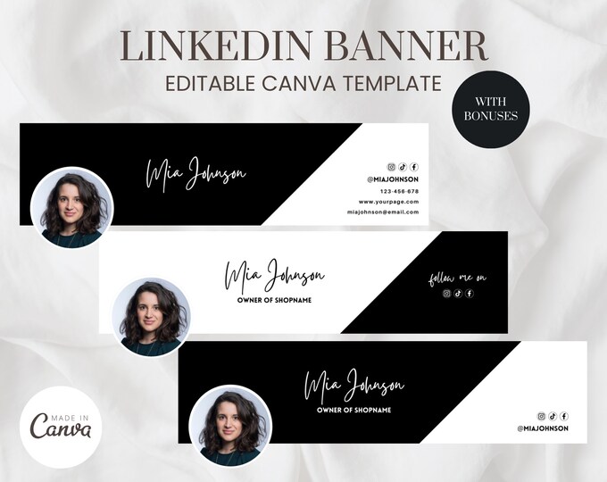 Linkedin Banner, Cozy Linkedin Background, Beige Botanical Linkedin ...