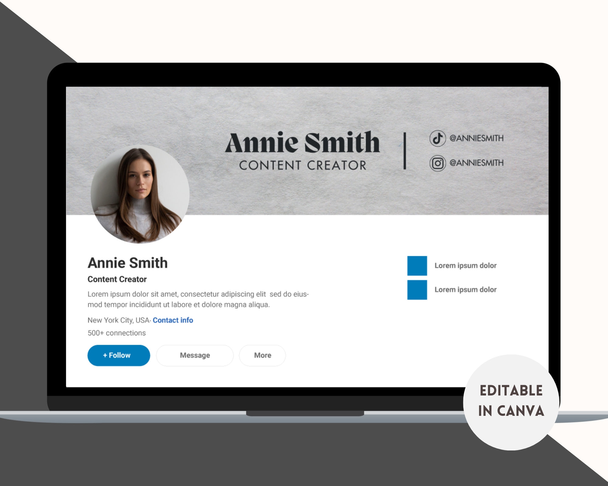 Linkedin Banner, Modern Linkedin Background, Gray Linkedin Cover ...