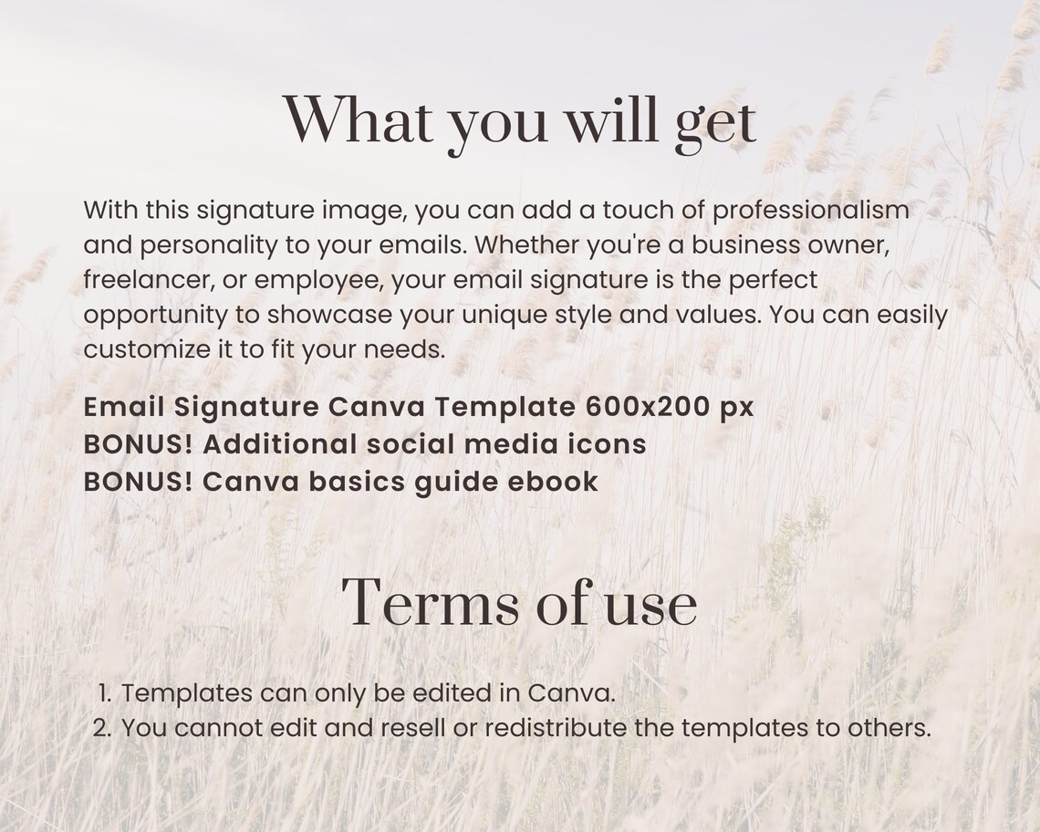 Retro Email Signature Canva Template, Editable Signature Template ...