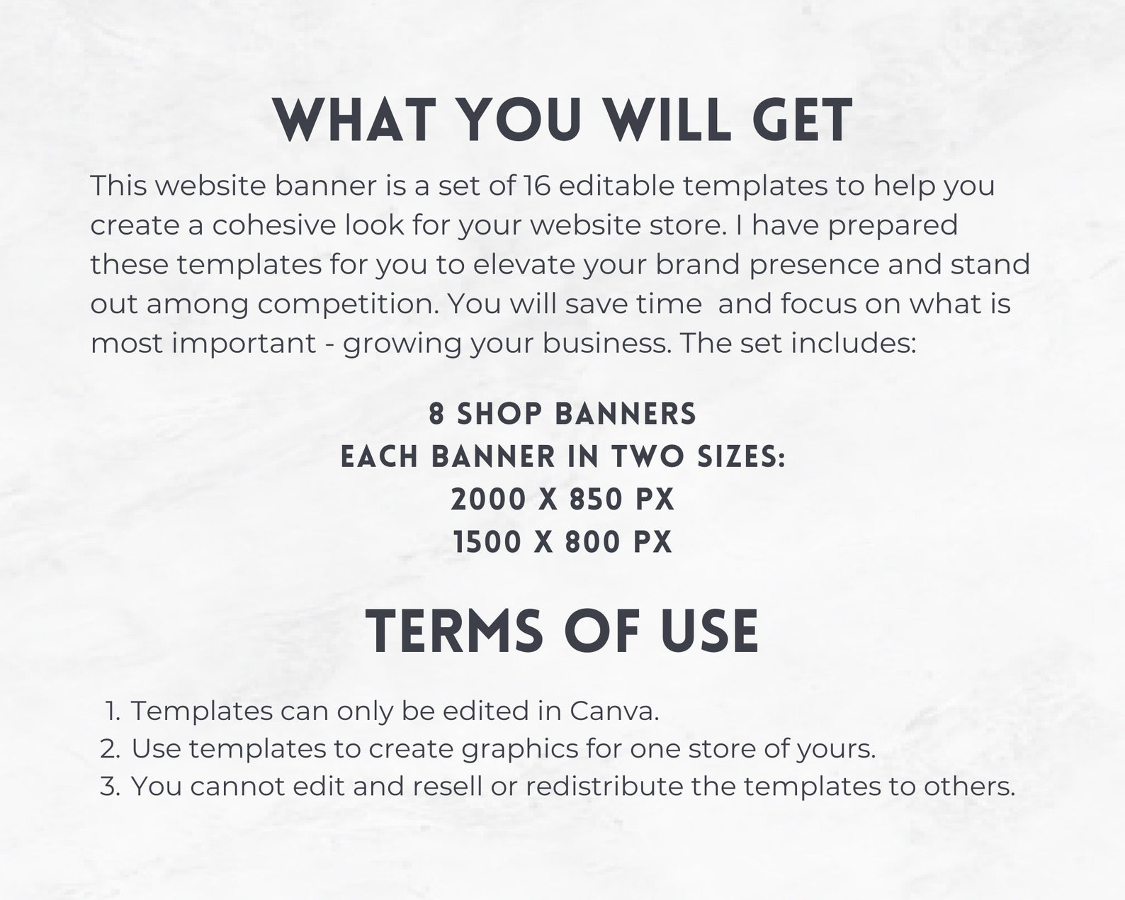 Scandi Website Banner Temaplate, Canva Web Banner, DIY Web Banner ...