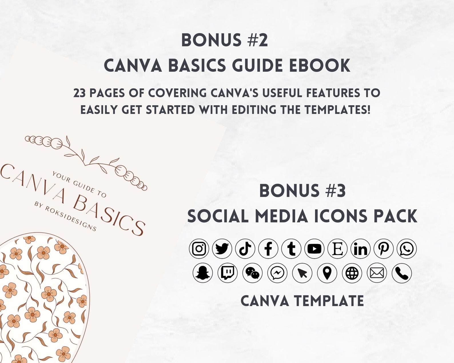 Etsy Banner Template, Scandi Etsy Shop Kit With Listing Photo Templates ...