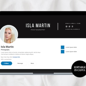 Linkedin Banner, Black Linkedin Background, Linkedin Header, Personal ...