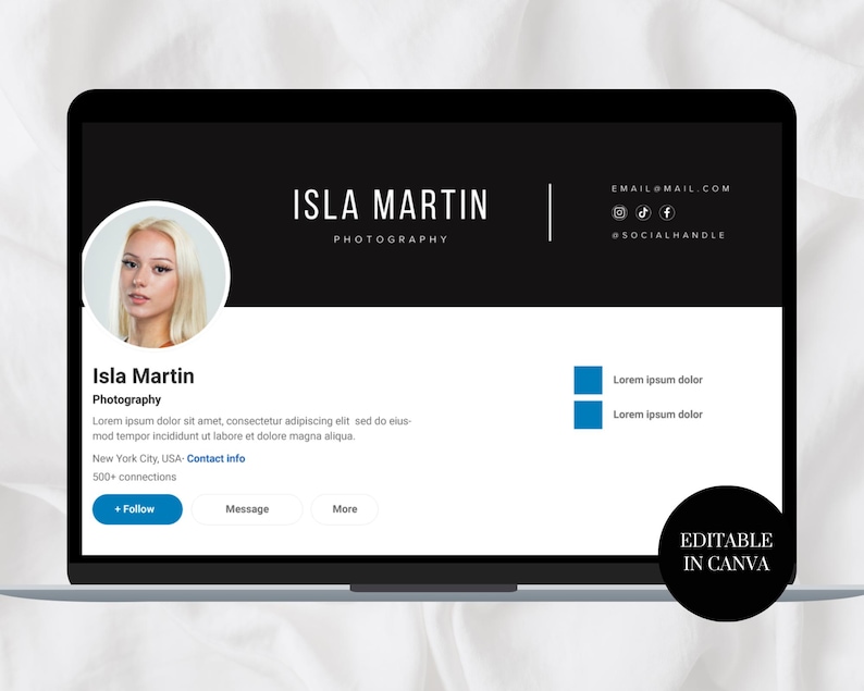 Linkedin Banner, Black Linkedin Background, Linkedin Header, Personal ...
