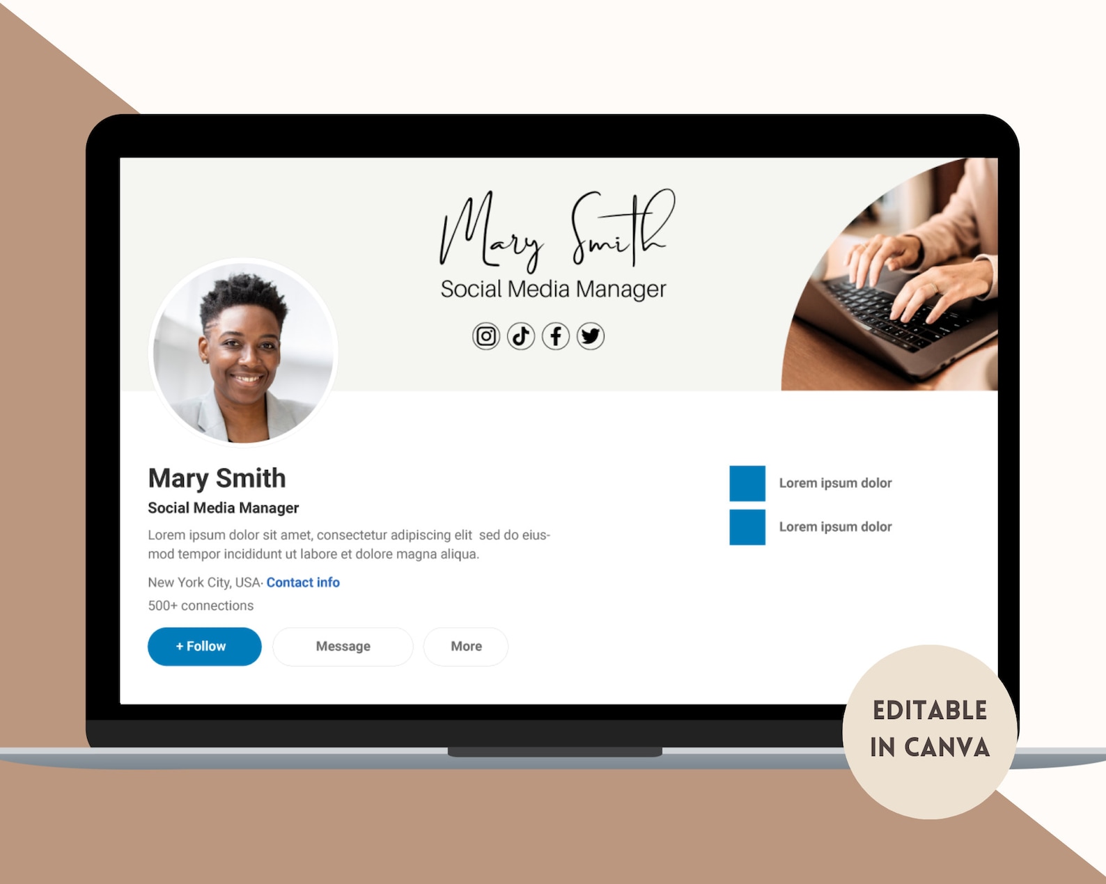 Linkedin Banner Canva, Personal Branding, Linkedin Cover, Linkedin ...