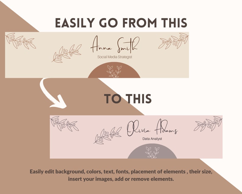 Linkedin Banner, Cozy Linkedin Background, Beige Botanical Linkedin ...