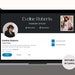 Black and White Linkedin Banner, Elegant Linkedin Background, Linkedin ...