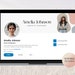 Linkedin Banner, Linkedin Background, Boho Linkedin Header, Personal ...