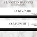 Linkedin Banner, Linkedin Background, Black and White Linkedin Header ...
